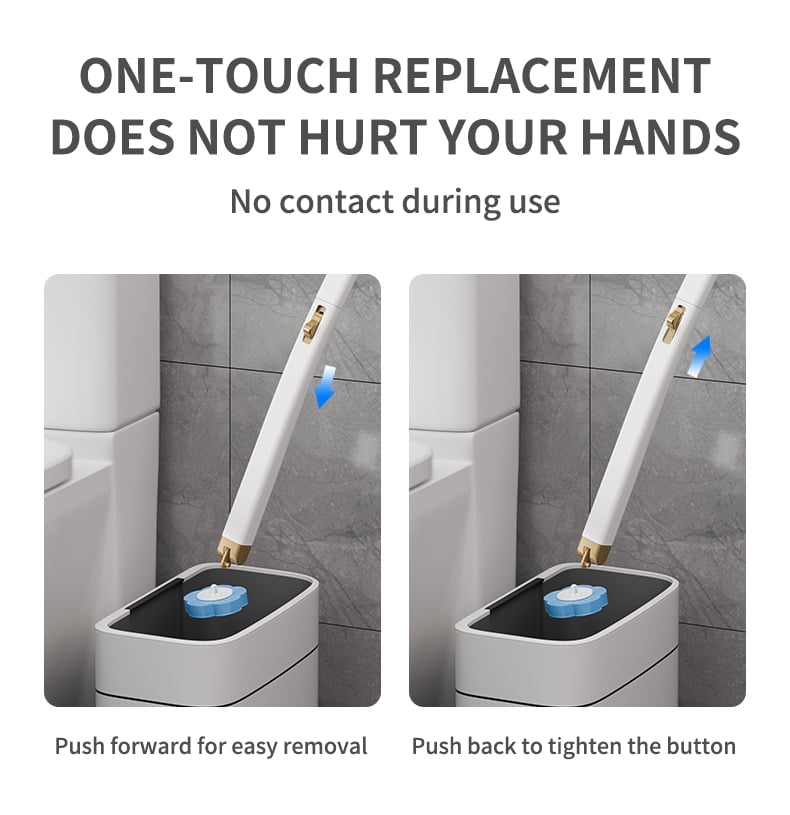 ⚡50K+ SOLD!🚽💦Disposable Replacement Wall-Mounted Innovative Toilet Bru ...